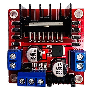 DIYables L298N Motor Driver Module for Arduino, ESP32, ESP8266, Raspberry Pi, 2 Pieces