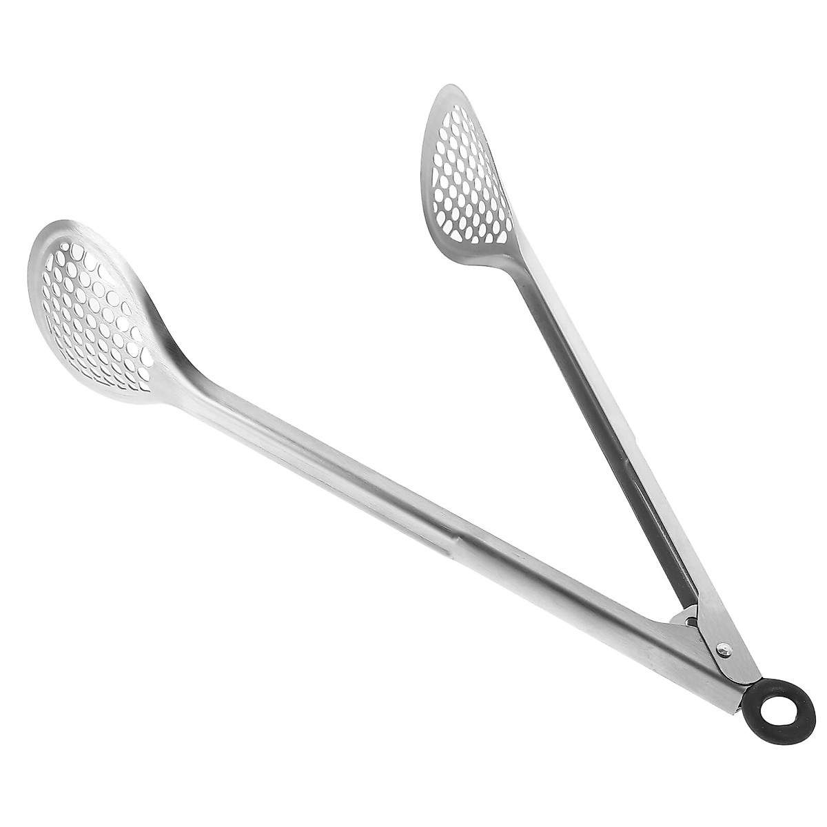 Kichvoe Kitchen Tongs Stainless Steel BBQ Tong 12 Inch Bread Clip Sugar Cube Tongs Food Serving Tongs Barbecue Cooking Grilling Non Slip Tongs Kitchen Utensil Gadgets Silver