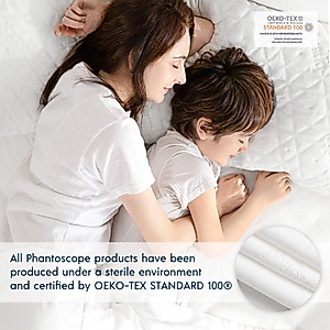 Phantoscope 100% Waterproof Mattress Protector, Queen, Mattress Cover 3D Air Soft Fabric, Mattress Pad Cover with 18'' Deep Pocket, Noiseless Washable, Queen Size