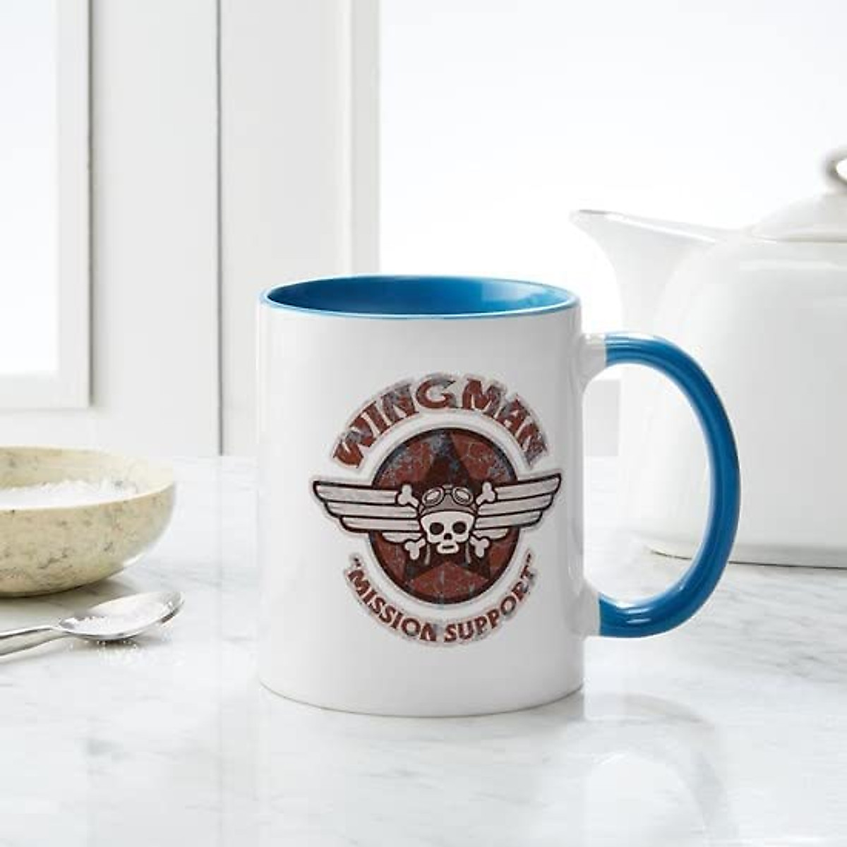 CafePress Pirate Pilot Wingman Mug Ceramic Coffee Mug, Tea Cup 11 oz