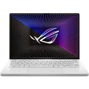 ASUS Zephyrus G14 Moonlight White Gaming Laptop 14.0" 165 Hz WQXGA (AMD Ryzen 9 7940HS 8-Core, GeForce RTX 4060 8GB, 32GB DDR5, 1TB PCIe SSD, RGB KYB, WiFi 6, BT 5.3, Win 11 Home)