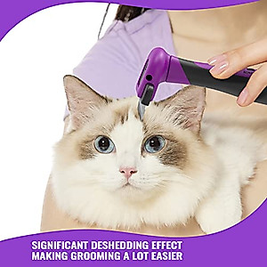 Bonve Pet Grooming Brush, Upgrade Pet Deshedding Tool for Dogs & Cats Effectively Reduces Shedding by Up to 95%, Dramatically Reduces Shedding in Minutes Guaranteed