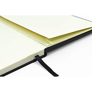 Silvine A6 Executive Soft Feel Notebook Black. 160 Pages (80 Sheets) Ruled 7mm feint. Ref 196BK