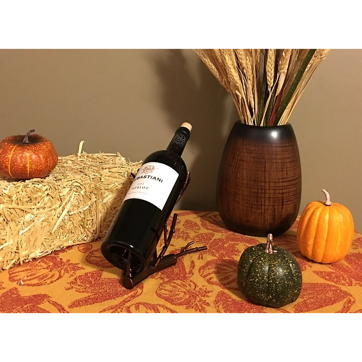 TheopWine Single Bottle Wine Rack - Gift Box