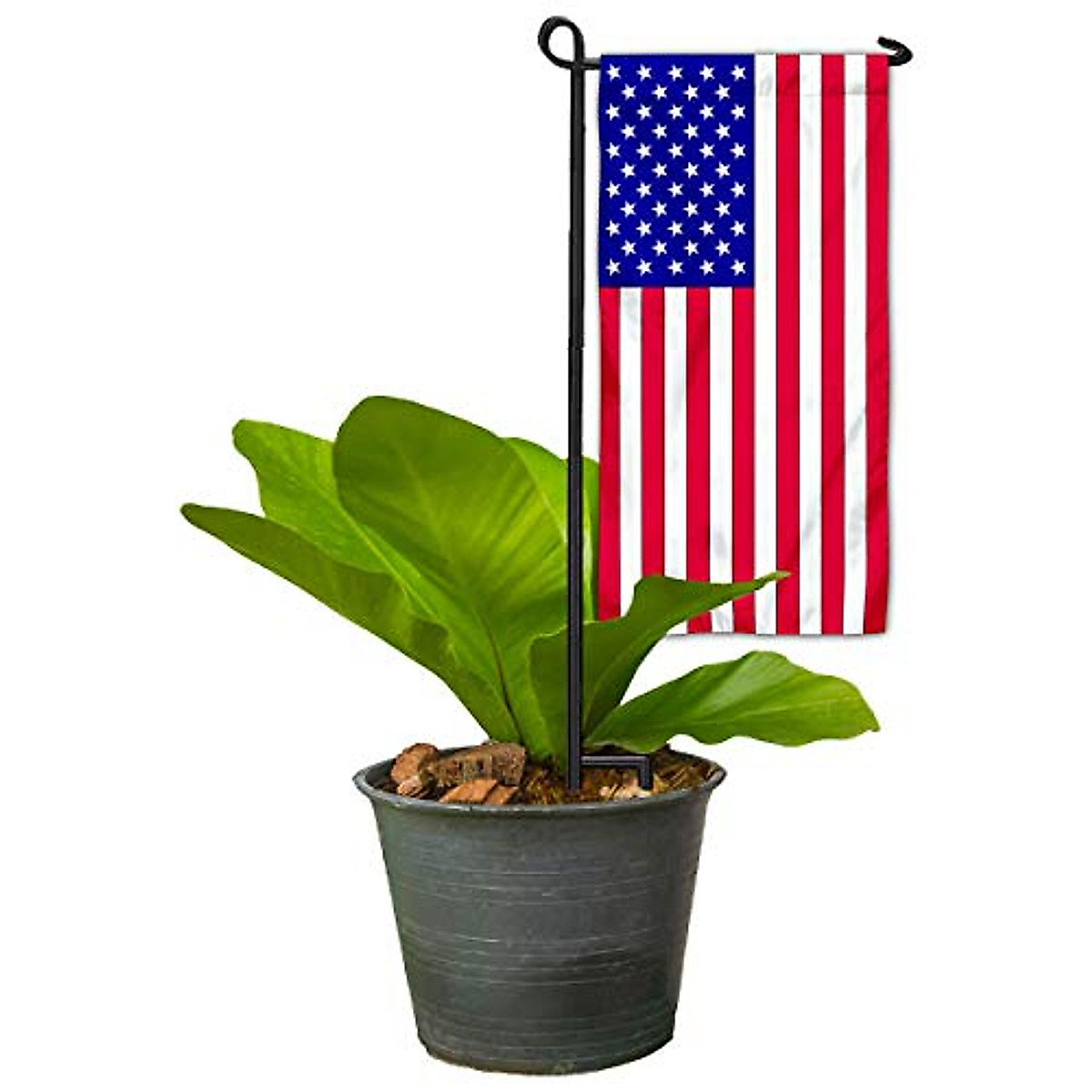 American USA Flag Mini Garden and Flower Pot Flag Topper