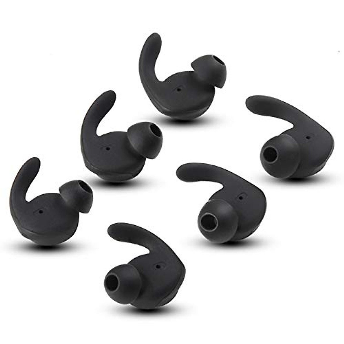 Sara-u 6Pcs Earbuds Cover in-Ear Tips Soft Silicone Skin Earpiece Ear Hook Buds Replacement Compatible for Hua-wei XSport/Honor AM61 Sports Bluetooth Headset