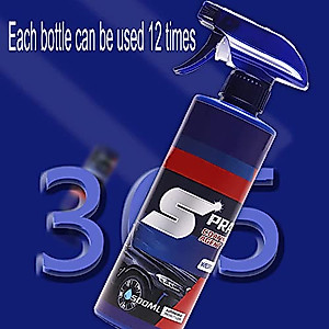 3 in 1 Ceramic Car Coating Spray, 500ml, 3 in 1 High Protection Quick Car Coating Spray, Ceramic car Wax Polish Spray, Plastic Parts Refurbish Agent, Quick Detail Spray for Cars, Car Coating Spray