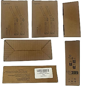 Suranew LED Worklight Flashlight, COB Rechargeable Work Lights with Magnetic Base 360 Degree Rotate and 5 Modes Portable Flood Light Inspection Construction Light for Car Repair (Orange, 2 Pack)