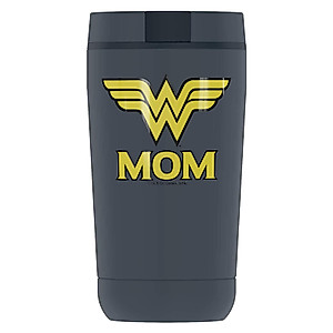 THERMOS Wonder Woman Wonder Mom Logo, GUARDIAN COLLECTION Stainless Steel Travel Tumbler, Vacuum insulated & Double Wall, 12oz