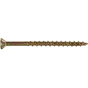 The Hillman Group 41918 All Purpose Wood Screws, 10 X 3-1/2-Inch, Yellow