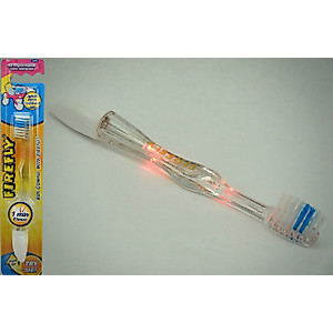 Dr. Fresh Firefly, The Original Flashing Light Up Timer Toothbrush for Kids, Soft Bristle, 1 Minute Timer (Pack of 12)