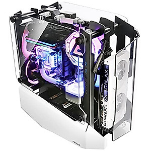 Antec Striker Aluminum and Steel ITX Computer Case, Front GPU Mount, Up to 4 x 120 mm Fan Support, USB 3.1 Type-C Ready and PCI-E Riser Included (Striker Mini)