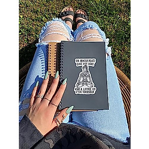 Miraki 5-4-3-2-1 Mindfulness Grounding Sticker, Mental Health Sticker, Mental Health Reminder Stickers, Water Assitant Die-Cut Vinyl Funny Decals for Laptop Phone Water Bottles Kindle Sticker