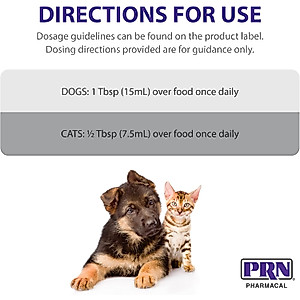 PRN Pharmacal OPTIMA 365 - Essential Fatty Acids Nutritional Supplement for Cats & Dogs - With Omega-3, Omega-6, Omega-9, & Other Vitamins & Minerals to Support Overall Pet Health - 16 Fl Oz