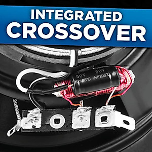 NVX NSP35 140W Peak (70W) RMS 3.5” N-Series 2-Way Coaxial Speakers with 3/4” Silk Dome Tweeters (Pair)