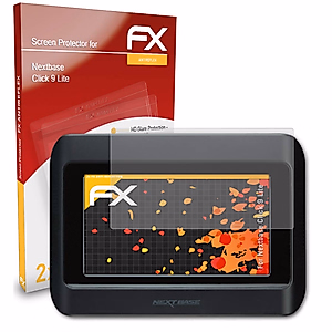 atFoliX Screen Protector compatible with Nextbase Click 9 Lite Screen Protection Film, anti-reflective and shock-absorbing FX Protector Film (2X)