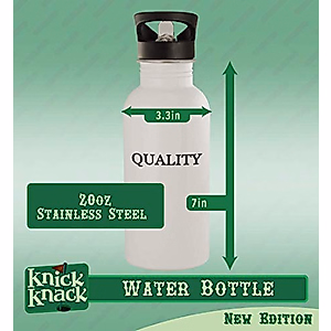 Knick Knack Gifts got appall? - 20oz Stainless Steel Water Bottle, Silver