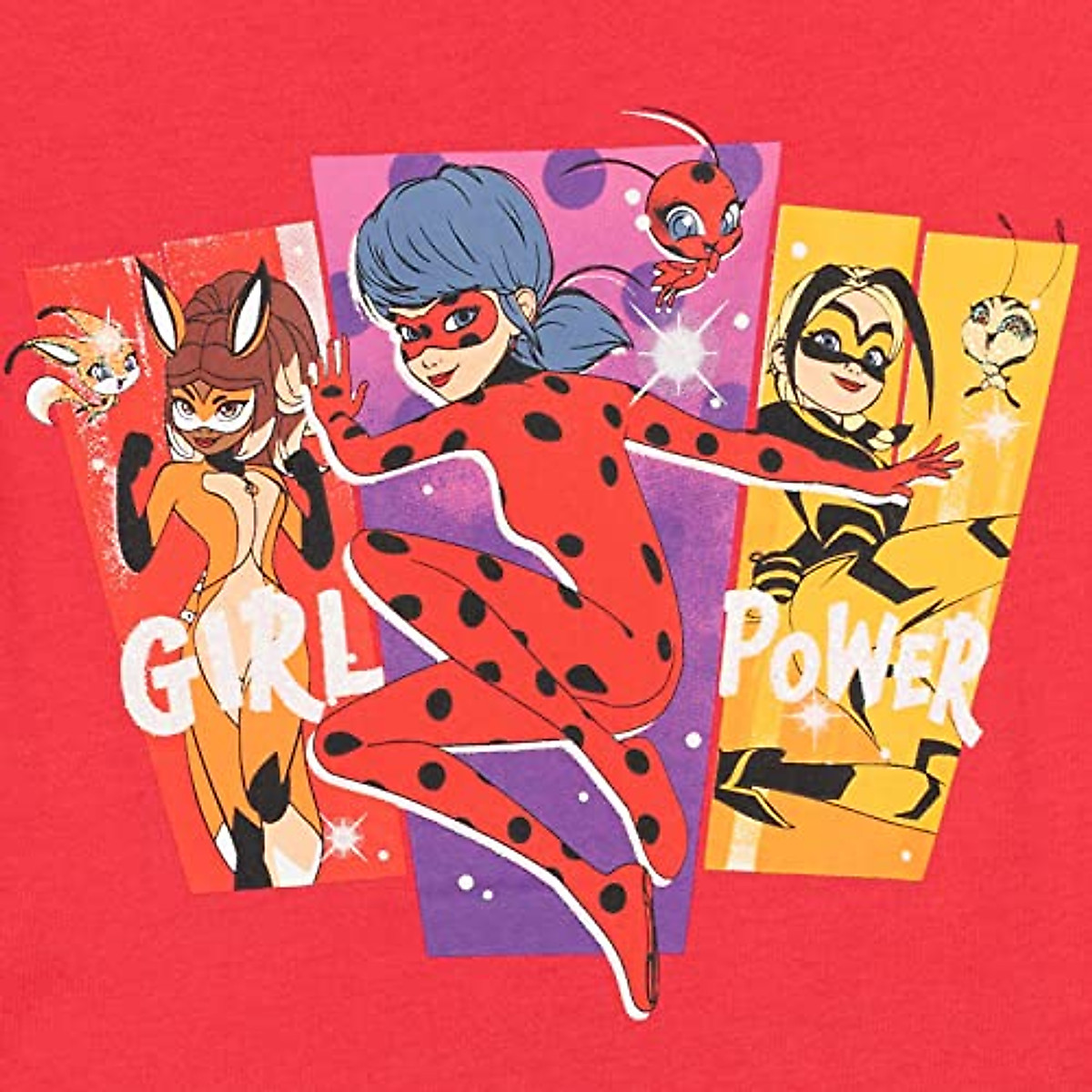 Miraculous Ladybug Rena Rouge Big Girls Tulle Dress Red 10-12