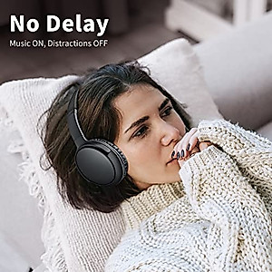 Wireless Headphones for TV Watching, BKM300 Wireless TV Headphones with Bluetooth USB Transmitter, Simple Operation, 165ft (50m) Wireless Range, No Static & No Delay