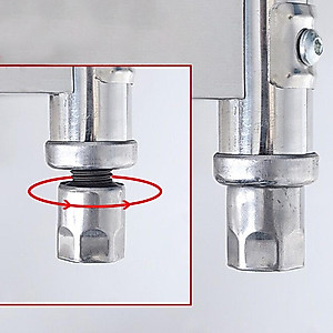 Open Base Table - 24x20x31 Inches Single Layer Stainless Steel Work Prep Table | Kitchen Furniture Anti-Rust for Cafeterias, Clean Rooms, Hotels, Hospitals