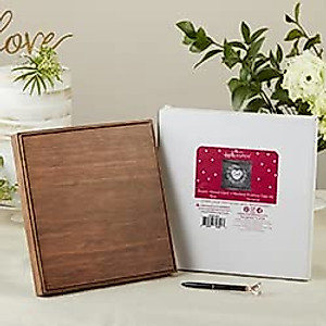 Kate Aspen Farmhouse Boho Brown Rustic Wood Wedding Card Box, Money Gift Boxes, Table Decoration (Collapsible)