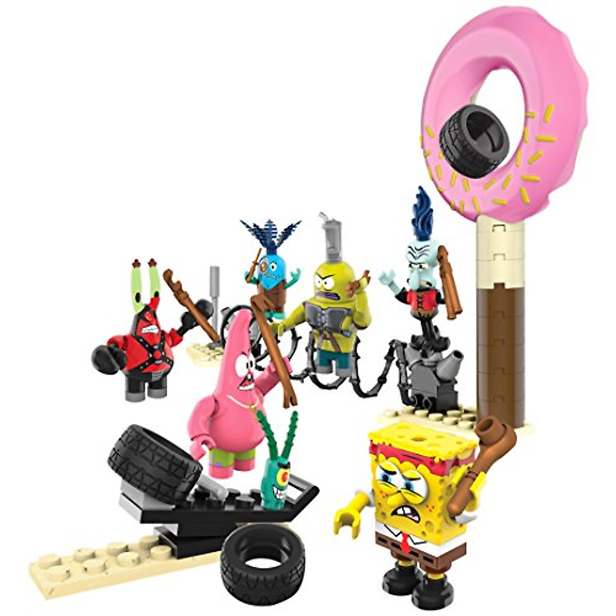Mega Bloks SpongeBob SquarePants Post-Apocalypse Figure Pack