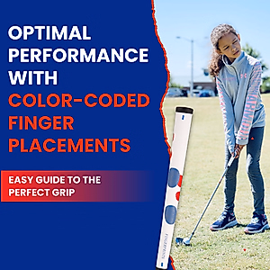 Fingerprints Junior Golf F38 Club for Kids 38"-45" Tall (~Age 4-7) - Unlock Your Junior Golfer's Potential with The Perfect Introductory Pitching Wedge