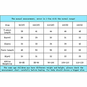 Kids Tales Little Girl's Long Sleeve Cartoon Pullover Shirt and Jeans Pants Outfit Set Cute Graphic Sweatshirt