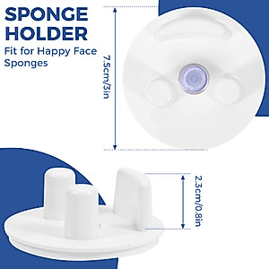 Scrub Sponge Holder for Kitchen Sink - Suction Cup Sponges Holder - Sink Sponge Caddy Organizer Daddy Holder (1 Pack)