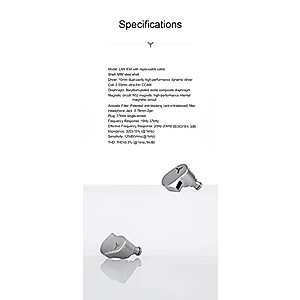 Moondrop LAN HiFi Earphone Wired Earbuds IEM with 0.78mm 2Pin Detachable Cable Earbuds