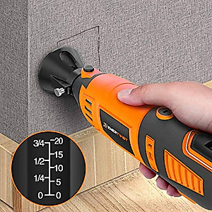EnerTwist Rotary Tool Kit with MultiPro Keyless Chuck, 36" Flex Shaft, 10 Universal Attachments and 130 Accessories, Variable Speed Electric Drill Set for Home DIY and Crafting Projects, ET-RT-170
