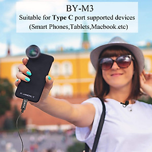 Boya by-M3 - Lavalier Mic for Android Device, Black