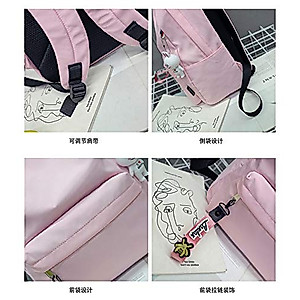 LUO New Hello Kitty Large Capacity Embroidered PU Women's Shoulder Messenger Bag Handbag Casual Bag Purse LB-715898, Pink
