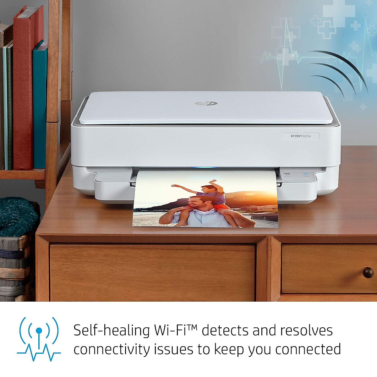 HP ENVY 6055e All-in-One Wireless Color Printer, with bonus 6 months free Instant Ink (223N1A)