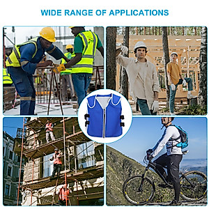 FAVOMOTO Practical Cooling Vest - for Summer Activities like Fishing, Cycling, Running, Cooking, Gardening, and Motorcycling - Includes 20 Ice Packs for Men, Women, and Teens