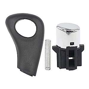 Gangmu Tec Vehicle Shift Knob Button Repair Kit with Side Plate, Smooth Button-Pressing for Safe Driving, Replacement for 2003-2005 Honda Accord, Part Number 54132-SDA-A81 54141-SDA-A81 54133-SDA-A81