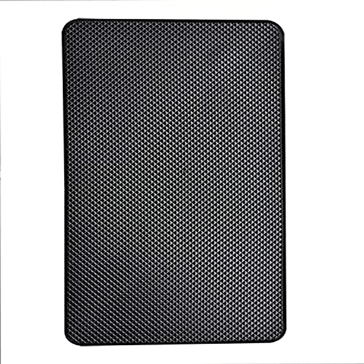Limoly Anti Slip Mat, Non-Slip Rubber Pad 7 x 5, Universal Anti-Slip Car Dash Sticky Mat for Phones Sunglasses Keys GPS Electronic Devices (Black/Grid)