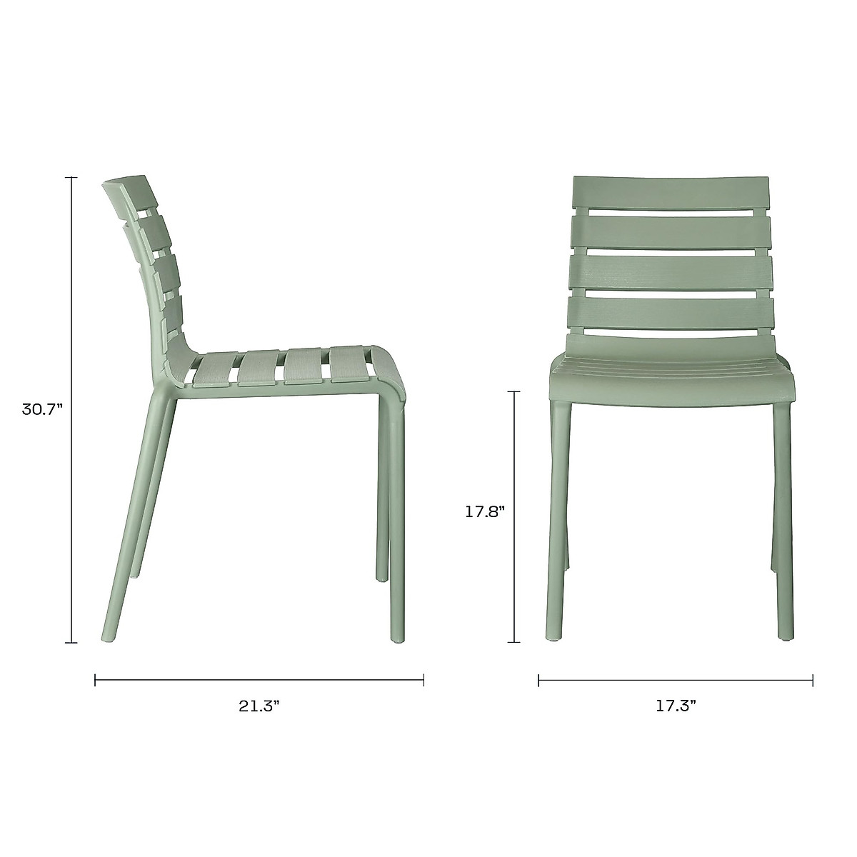 Jamesdar Rylan Chair, Aloe Green