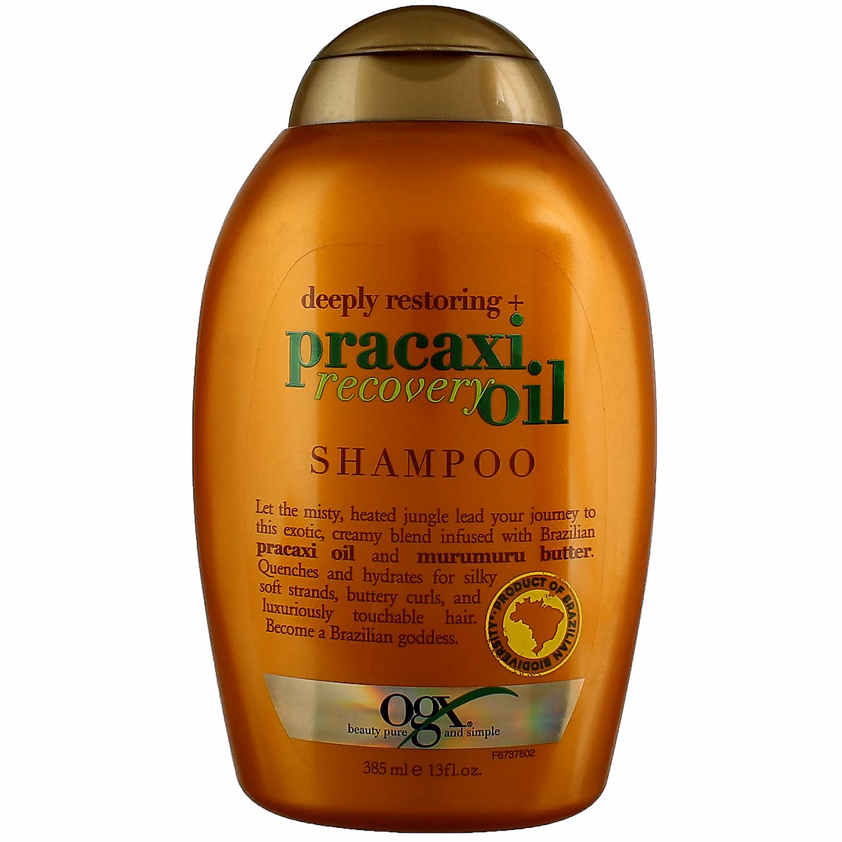Ogx Shampoo Pracaxi Oil 13 Ounce (Restoring) (385ml) (Pack of 2)