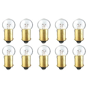 CEC Industries #55 Bulbs, 7 V, 2.87 W, BA9s Base, G-4.5 Shape (Box of 10)