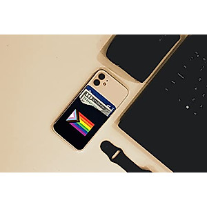 Daniel Quasar Silicone Cell Phone Wallet Holders - Phone Wallet - Stick on Wallet - Perfect for LGBTQ Accessories, Gay Stuff, LGBTQ Events, Pride Month, Promotional Events and Gift-Giving - 25 Wallet Holders