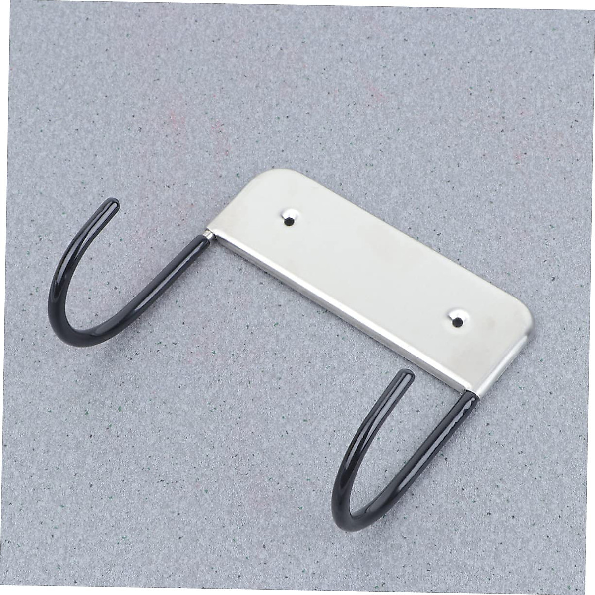 LIFKOME 2pcs washcloth Holder Black Hooks Black Metal Shelf Wall Towel Clothes Mount Ironing Board Bracket Electric Iron Holder Electric Iron Organizer Ironing Doard Shelf Hanger