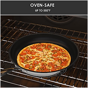 Stainless Steel Pots and Pans Set, Induction Cookware 4-Piece with Lid, Cookware Sets for Oven & Dishwasher Safe By MOMOSTAR