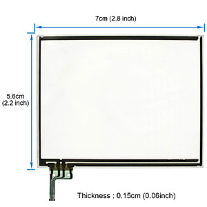 OSTENT Touch Screen Digitizer Repair Replacement Part for Nintendo DS Lite NDSL Console