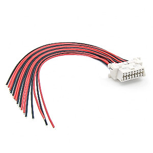 E-Car Connection 16-Pin Female Connector OBD2 Fixed Harness OBDII Assembled Plug Dash Port Wires (for Toyota/Honda/Truck Vehicles)