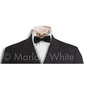Marlow White Army Black Bowtie