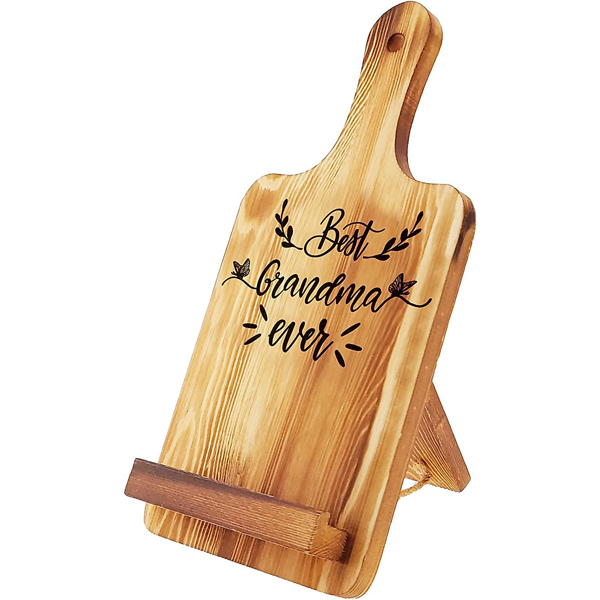 Gifts for Grandma - Cookbook Stand Recipe Book Holder - Unique Kitchen Decor Cookbook Holder Gifts for Women - Personalized Mother 's Day, Christmas, Birthday, Anniversary, Thanksgiving Gift for Her