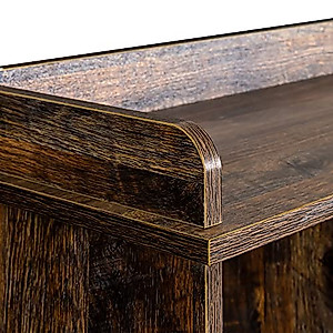 CreekT 10-Shelf Barrister Bookshelf for Bedroom, Tall Bookshelf for Living Room, Large Bookshelf for Bedroom, Open Bookshelf, Bookcase Shelf, Modern Bookshelf, Solid Wood Bookshelf, Cube Shelf