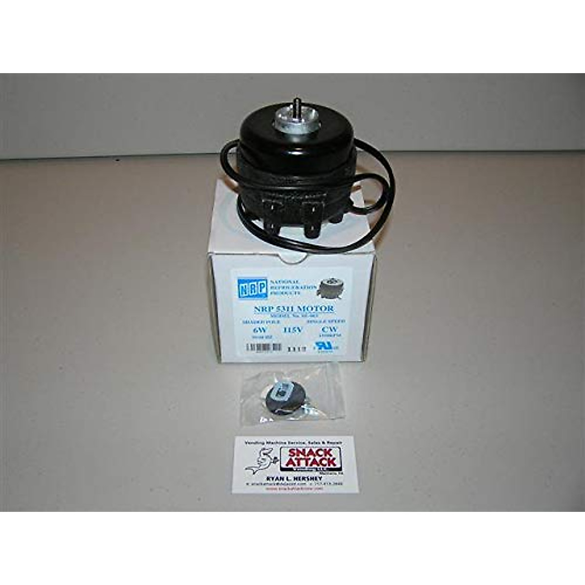Dixie Narco 180, 240, 276, 360, 368, 419, 440, 501T, 276E, 501E & 600E SODA Machine 6 WATT Condenser or Evaporator Fan Motor /!