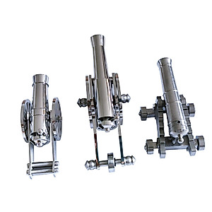 TIETHEKNOT New Super Mini Stainless Steel Handcrafted Napoleon Mini Cannon Model Rare Military Collection